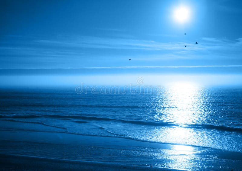 Ozean-Blau-Meer stockfoto. Bild von strand, leerer, ozean - 2152178