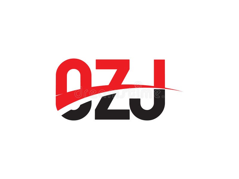 OZJ Letter Initial Logo Design Vector Illustration Stock Vector ...