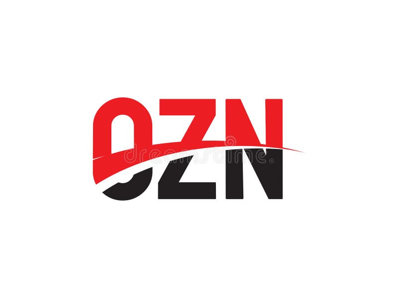 OZN Letter Initial Logo Design Vector Illustration Stock Vector ...