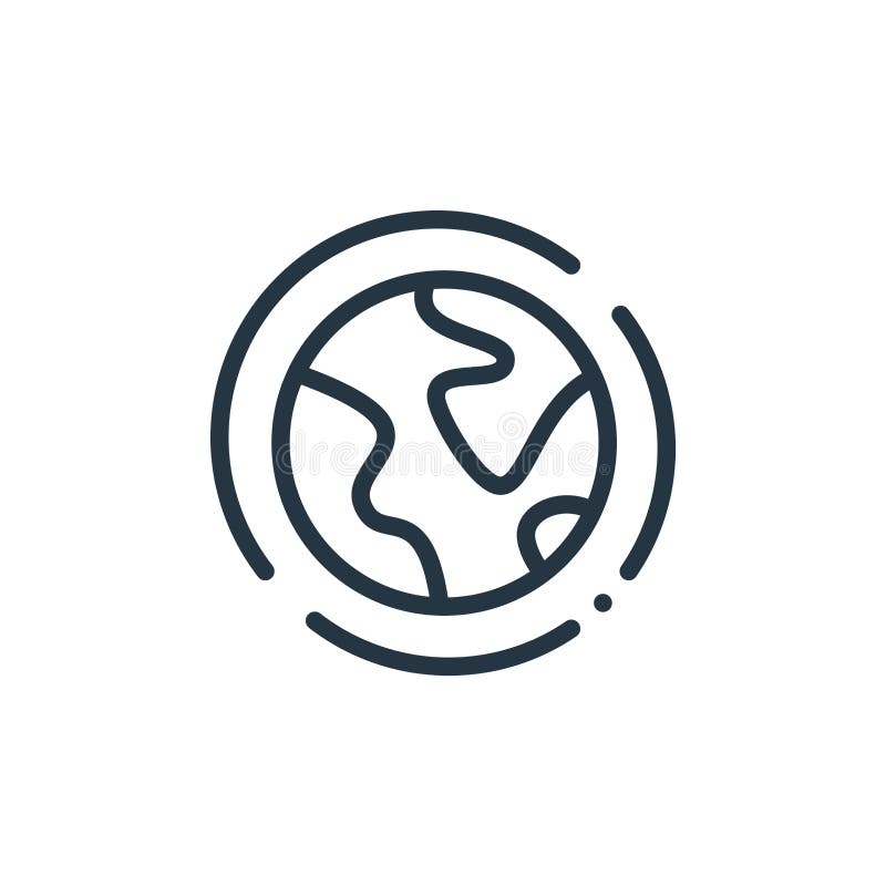 Ozone Layer Vector Icon. Ozone Layer Editable Stroke Stock Vector ...