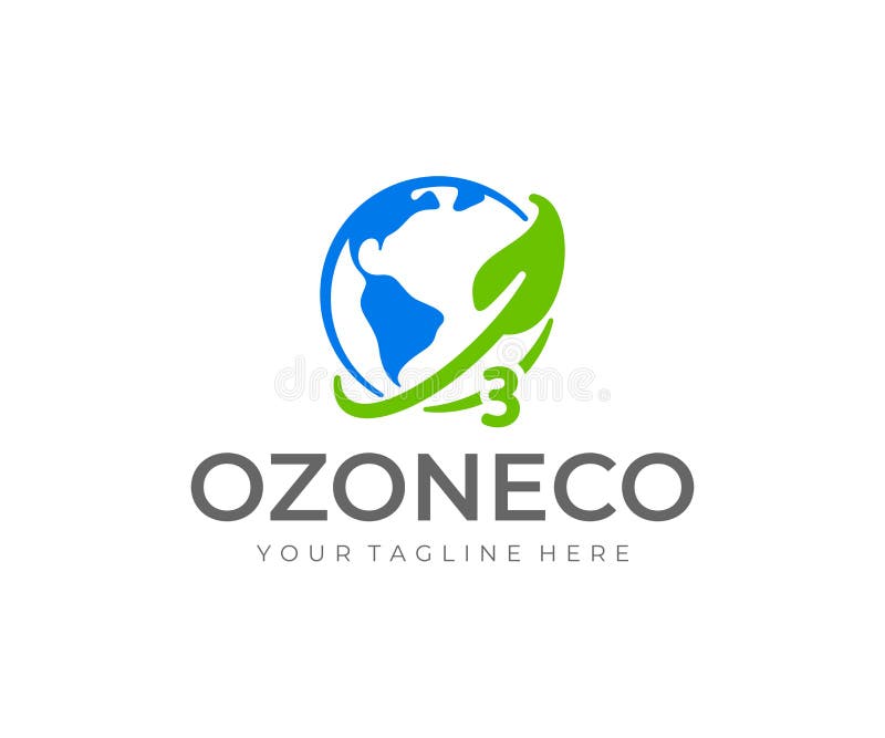 Ozone Logo Design. World Ozone Day Vector Design Stock Vector ...