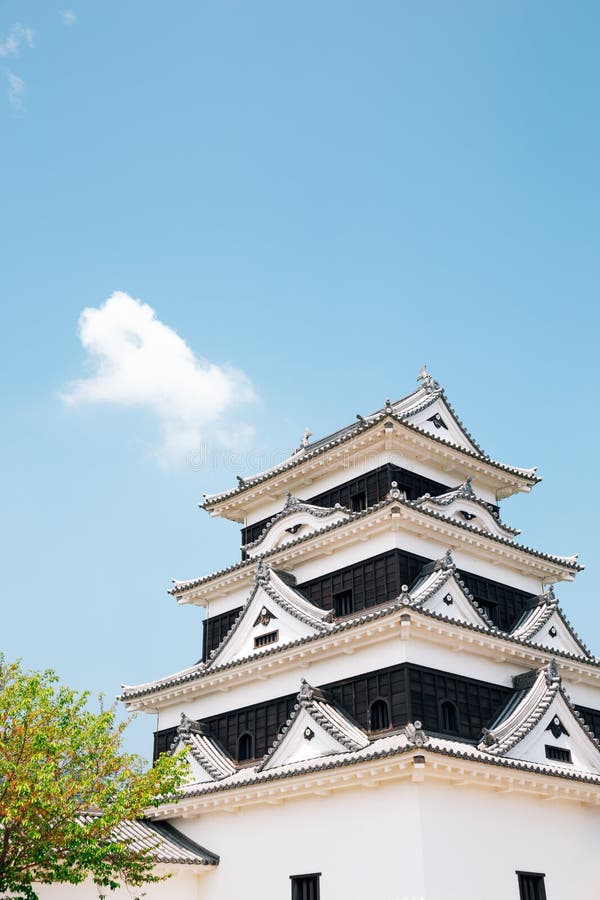 Ozu Castle in Ehime, Shikoku, Japan Stock Image - Image of green ...