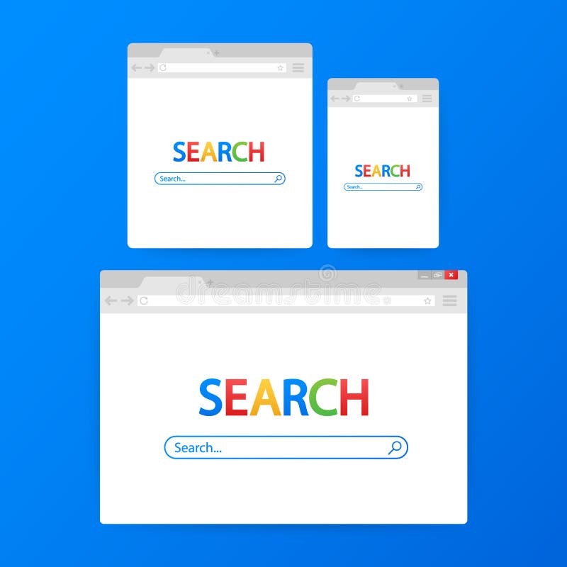 Simple Browser Window on Blue Background. Browser Search. Web Browser ... Simple Browser Window on Blue Background. Browser Search. Web Browser ...