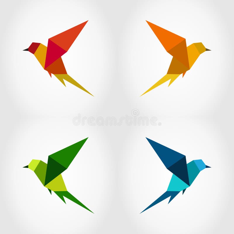 Abstracción del pájaro ilustración del vector. Ilustración de vuelo ...