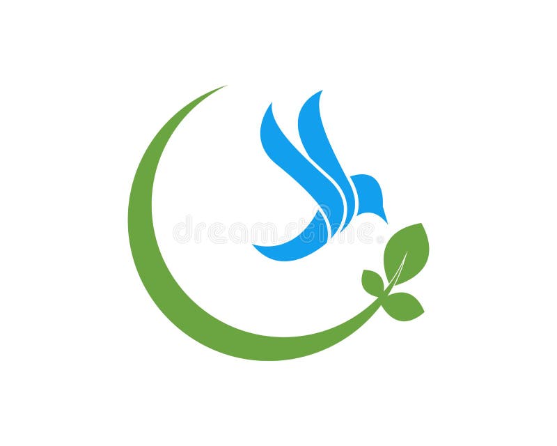 Pájaro Azul Logo Design Vector Ilustración del Vector - Ilustración de ...