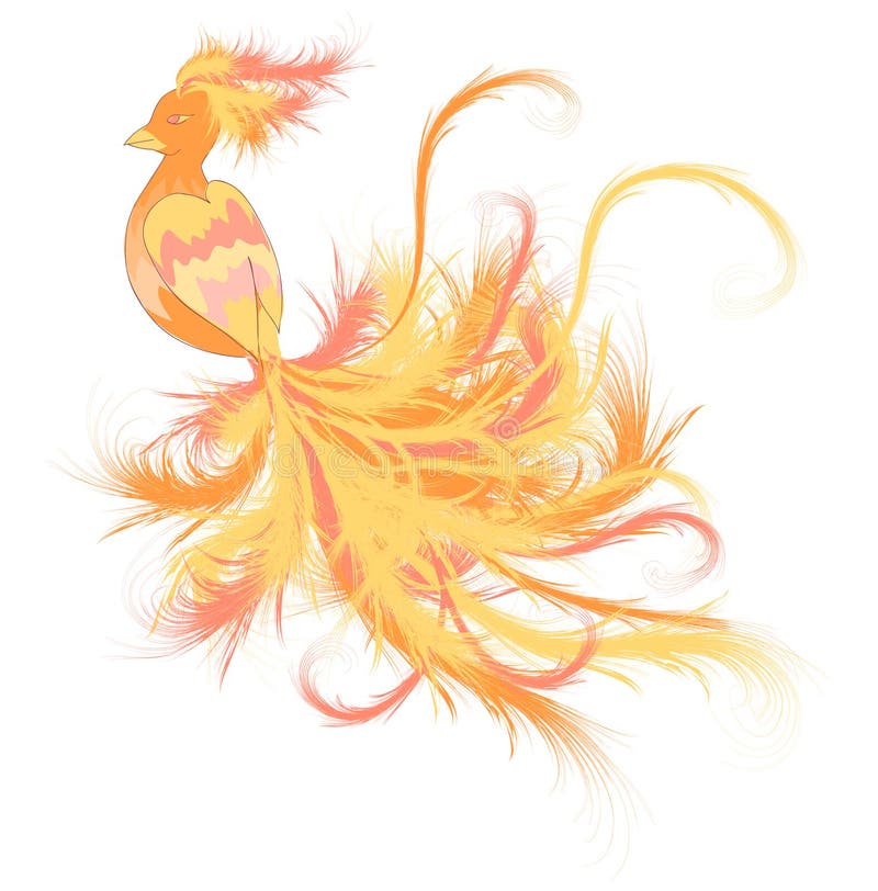 Pájaro mágico ilustración del vector. Ilustración de magia - 90216848