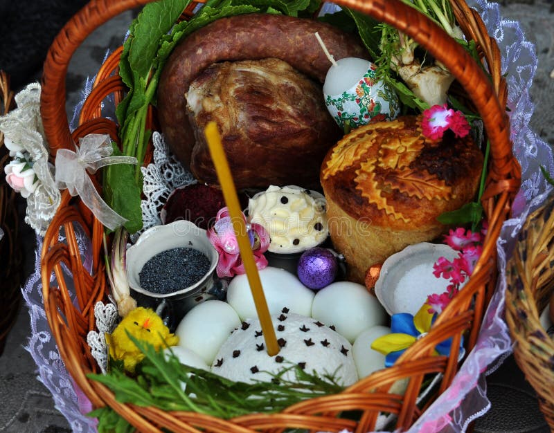 Páscoa ucraniana baskets_5 foto de stock. Imagem de ucrânia - 88932744