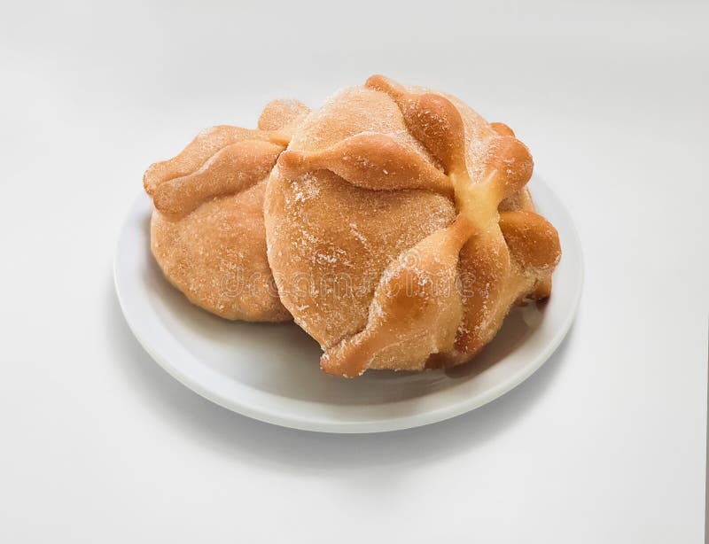 Pão Doce Chamado Pan De Muerto Foto de Stock - Imagem de cultura ...