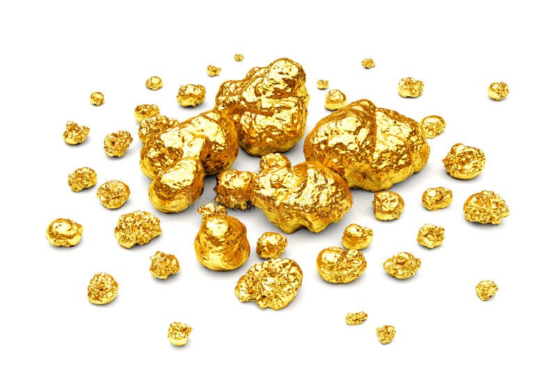 Pépites d'or image stock. Image of roche, luxe, bien - 56629975