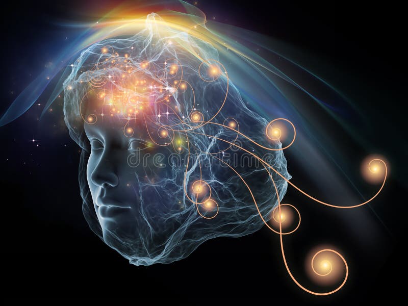 Luces del intelecto stock de ilustración. Ilustración de ciencia - 46565485