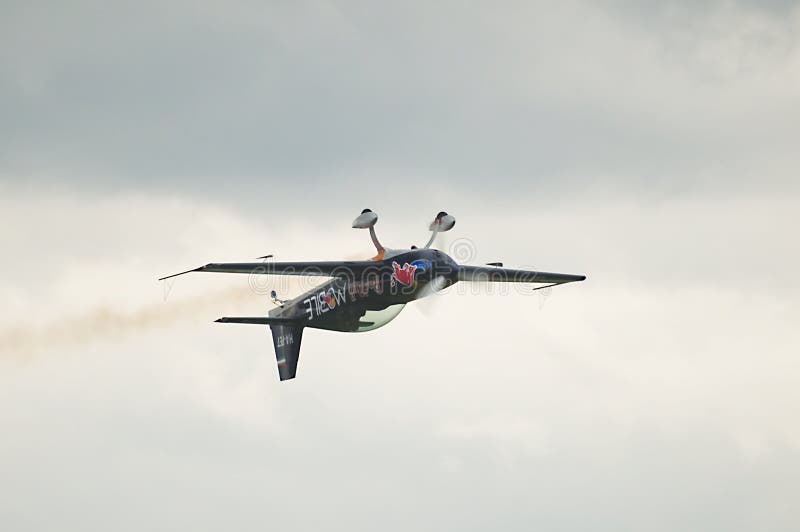 PÃ©ter Besenyei Piloting Extra 300S Editorial Photo - Image of extra ...