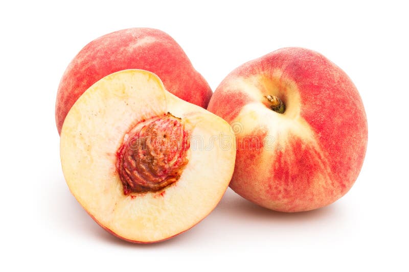 Pêche blanche image stock. Image du antioxydant, personne - 43246275