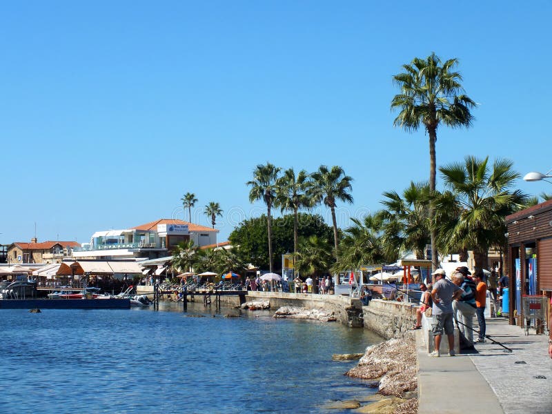 Port, Paphos, Chypre. photo stock. Image du littoraux - 32483984