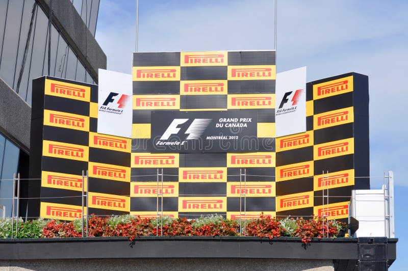 Pódio do Fórmula 1 imagem editorial. Imagem de vencedor - 25489510