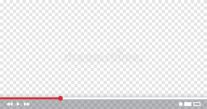 Online Video Stream and Live Stream Screen Interface. Stock Vector ...