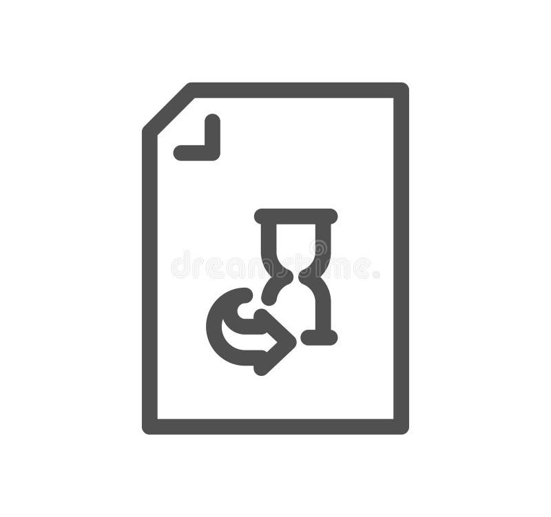 Document Flow Management Related Icon. Stock Vector - Illustration of ...