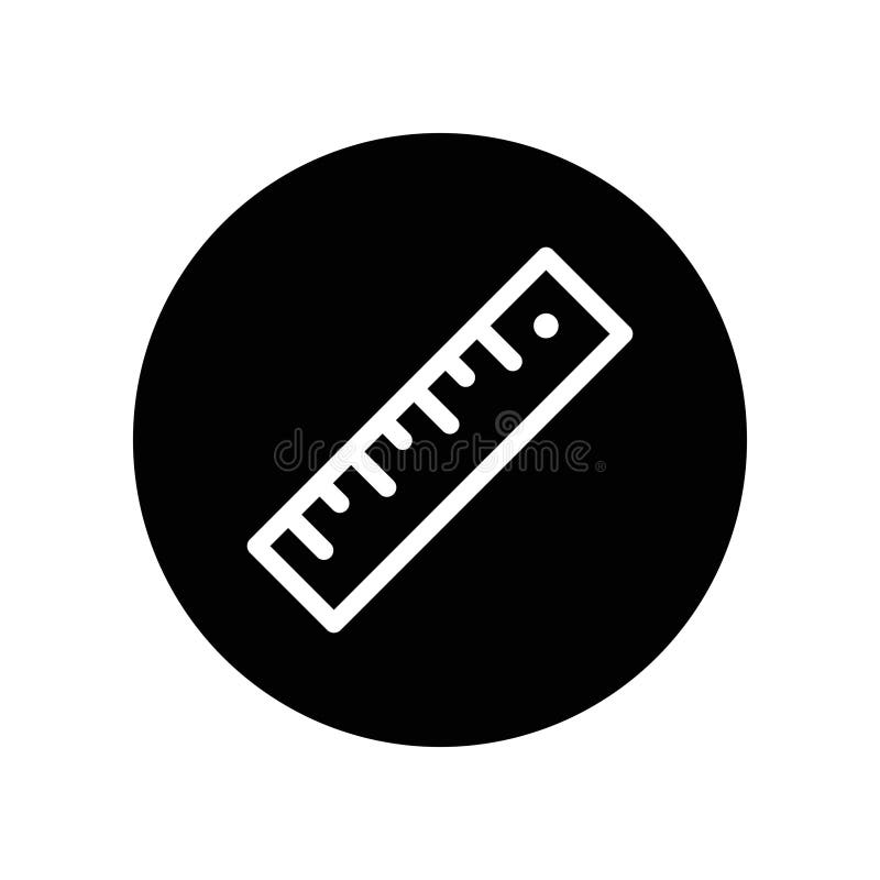 Measuring Instrument, Distance Ruler, School Geometry. Stock Vector ...