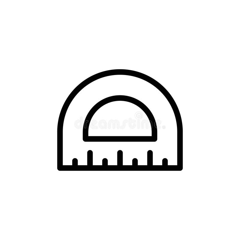 Measuring Instrument, Distance Ruler, School Geometry. Stock Vector ...