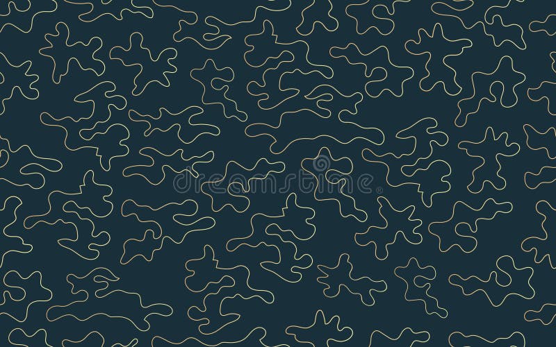 Abstract Lines Outline Seamless Pattern Vector Texture Fabric Textile ...