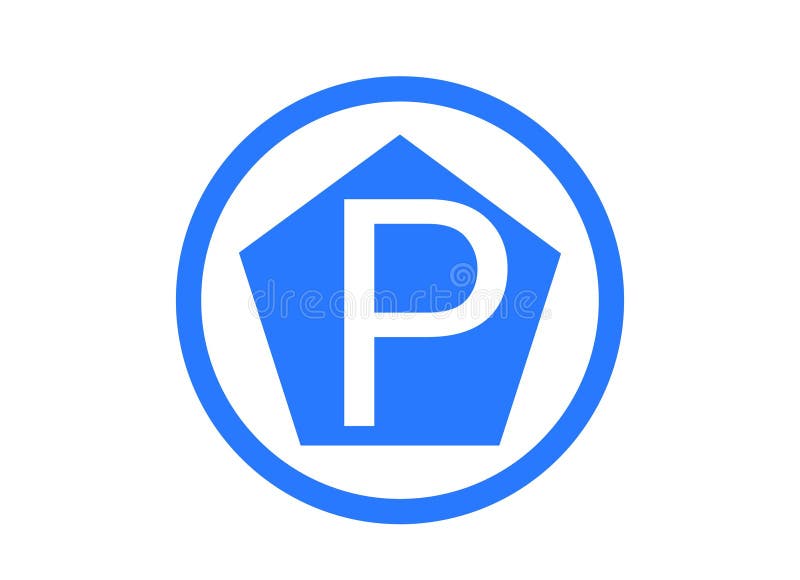 P Alphabet Logo Sign Symbol Illustration Stock Illustration ...