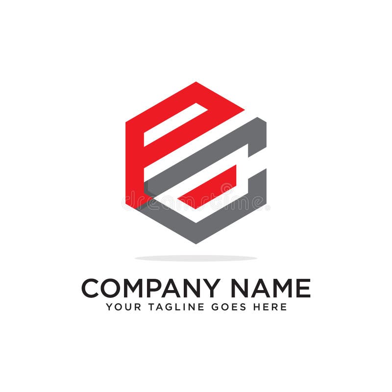 P and C Logo Design Template, Initial Logo Vector Stock Vector ...