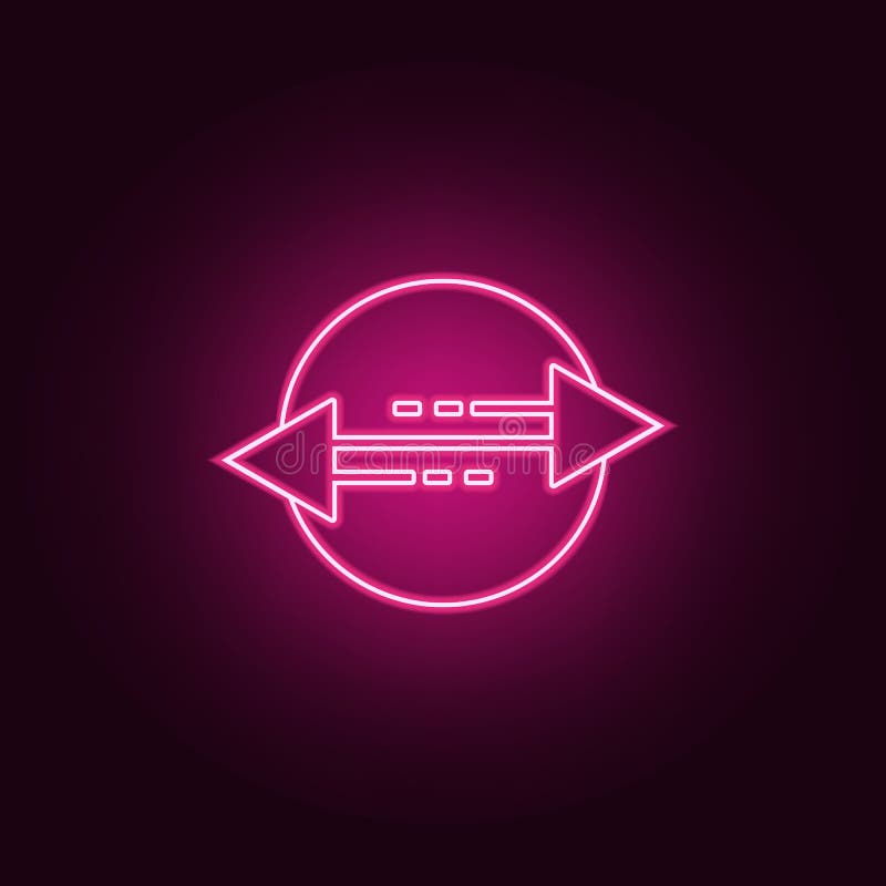 P2p Connection Icon. Elements of Web Development in Neon Style Icons ...