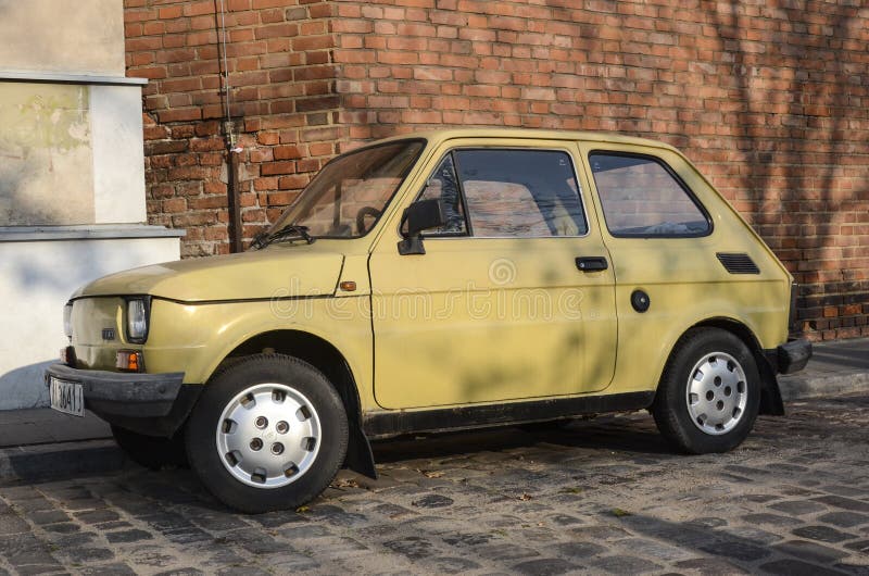 126p fiat polski fotografia editorial. Obraz złożonej z europejczycy ...