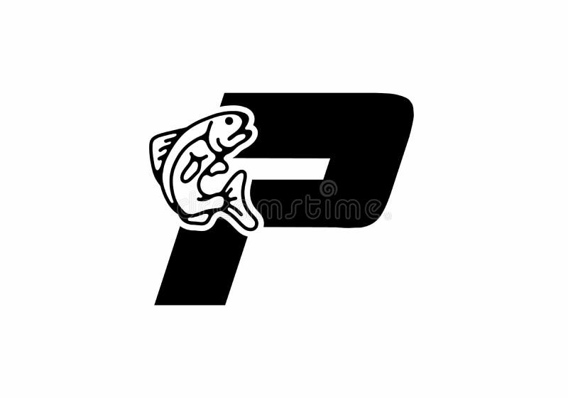 Letter a Fish Sushi Company Logo Stock Vector - Illustration of ...