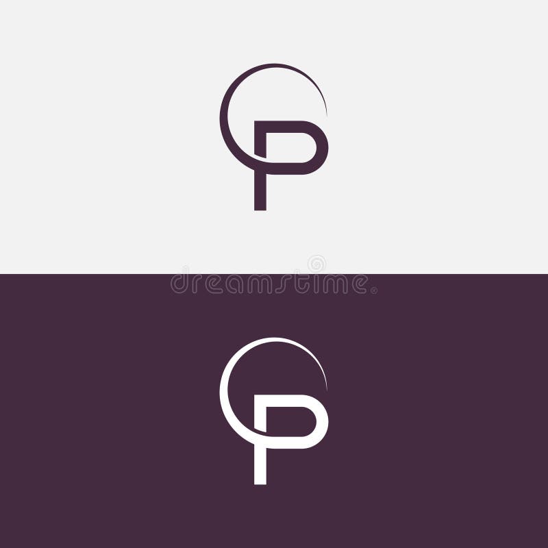 P Initial Letter Logo. Flat Vector Logo Design Template Element Usable ...