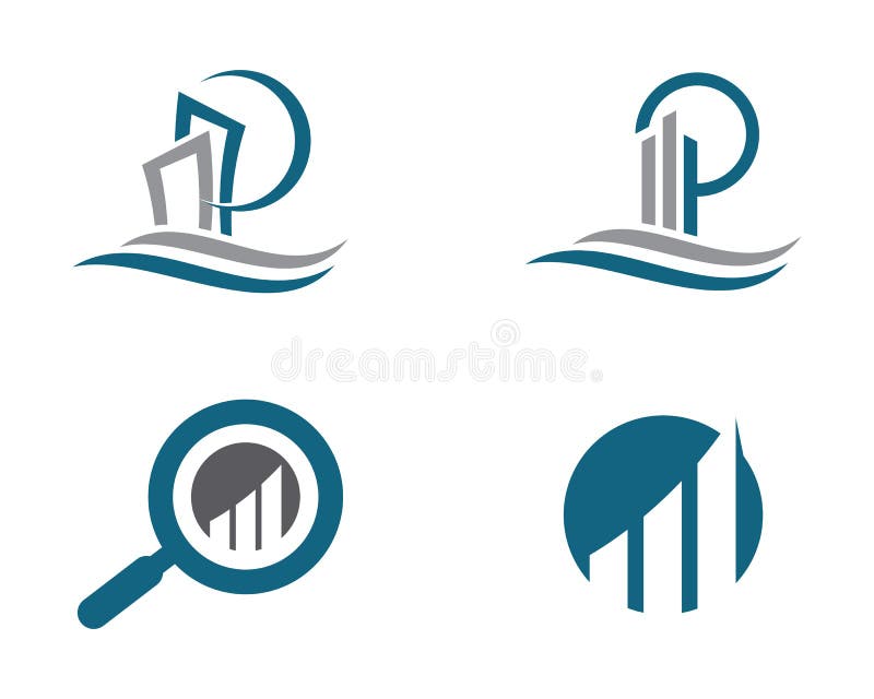 P Letter Business Finance Professional Logo Template Stock Vector ...