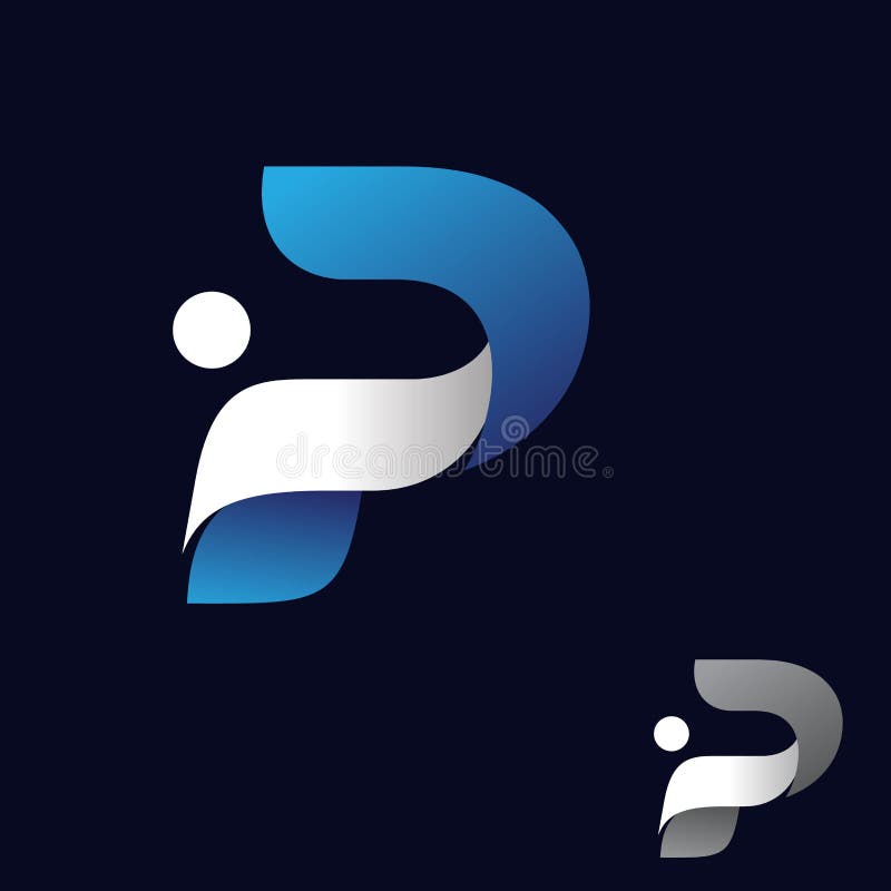 P Letter Design Vector with Dot for Your Best Business Symbol Stock ...