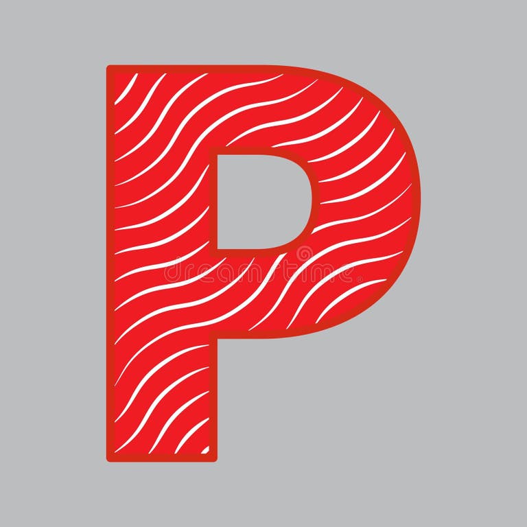 P LETTER ICON ALPHABET VECTOR Stock Vector - Illustration of brand ...