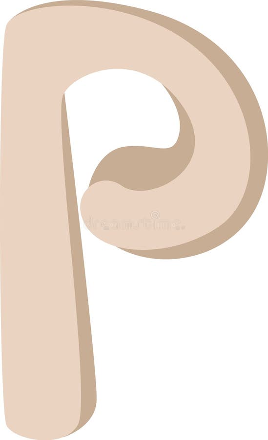 P Letter Mushroom stock vector. Illustration of design - 300411297