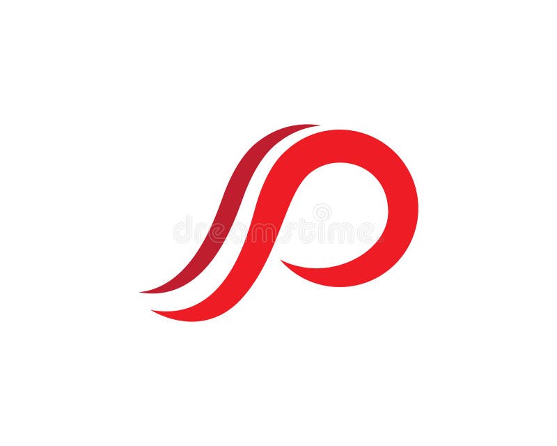 P Letter Symbol Illustration Design Stock Vector - Illustration of ...