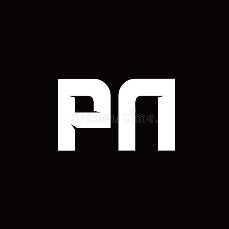 P N Letter Monogram Style Initial Logo Template Stock Illustration ...