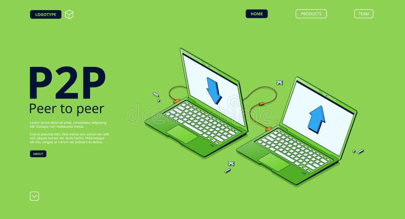 P2p Peer To Peer Networking Distributed Application Architecture That
