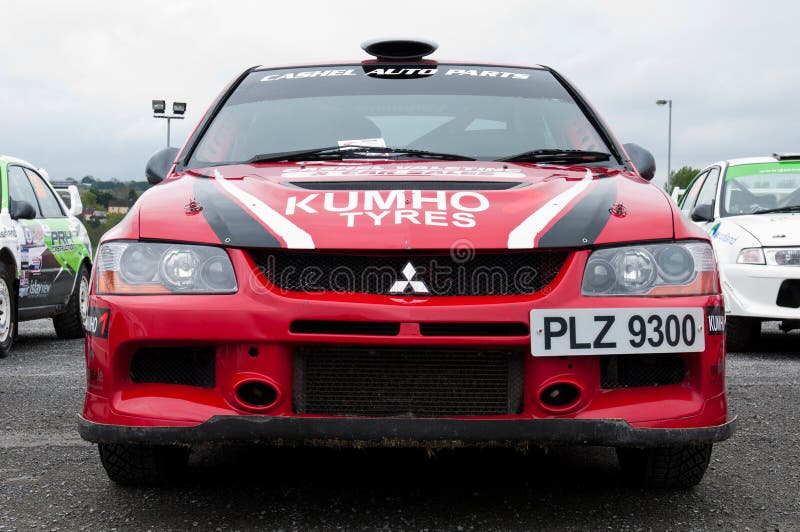 P. O Connell Mitsubishi Evo Editorial Stock Photo - Image of ireland ...
