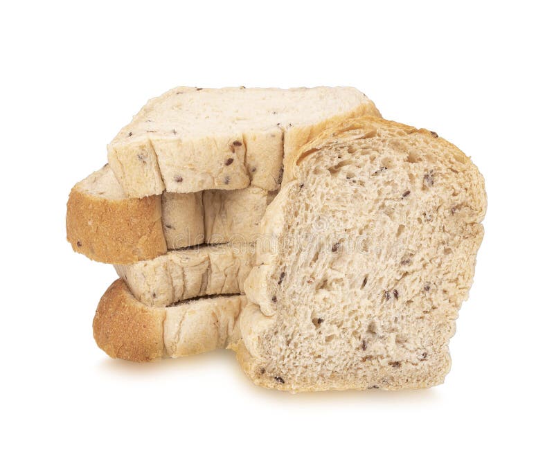 P?o Cortado Isolado No Fundo Branco Foto de Stock - Imagem de cortado ...