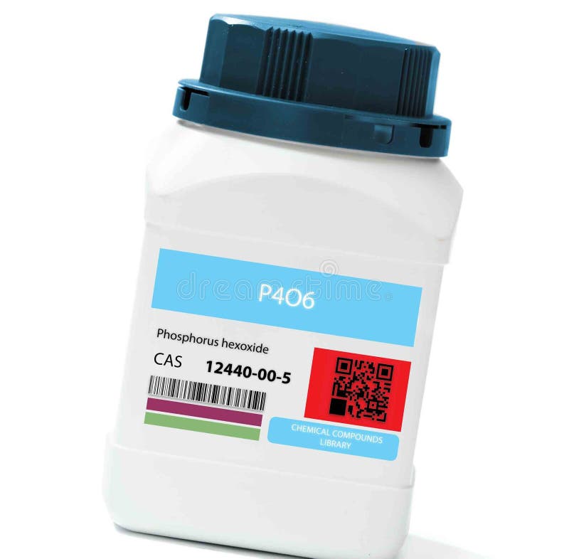 P4O6 - Tetraphosphorus Hexoxide Stock Illustration - Illustration of ...