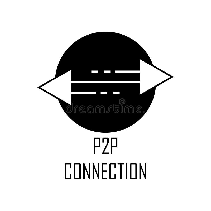 P2p Connection Icon. Element of Web Development for Mobile Concept and ...