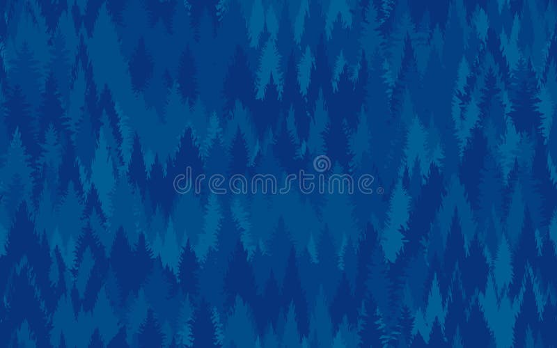 Pine Trees Spring Seamless Pattern Decorative Ornamental Jungle Theme ...