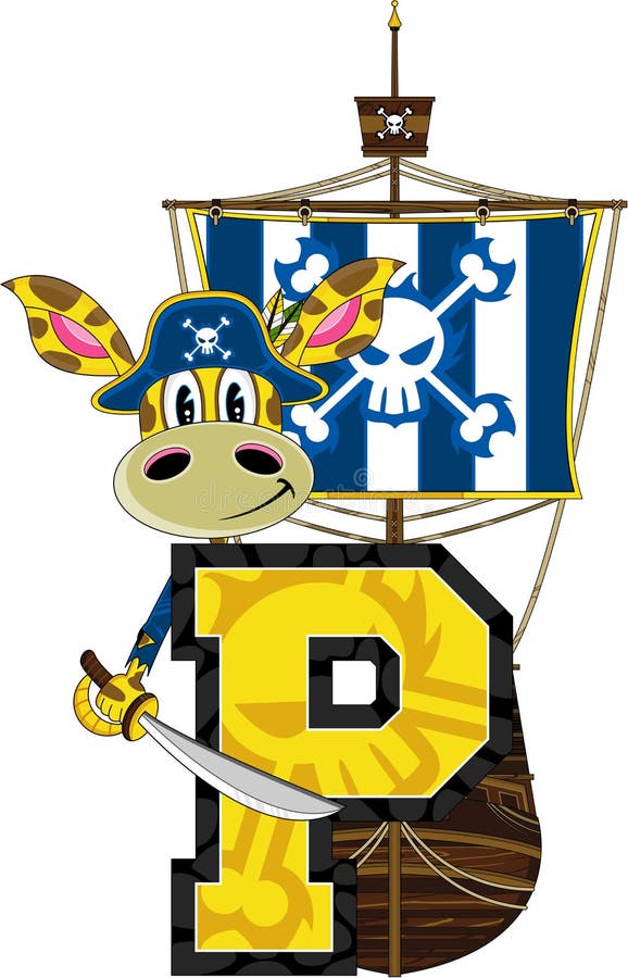 Pirate Giraffe Stock Illustrations – 123 Pirate Giraffe Stock ...