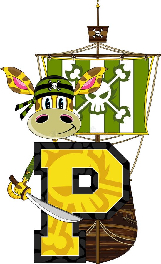 Giraffe Pirate Stock Illustrations – 117 Giraffe Pirate Stock ...