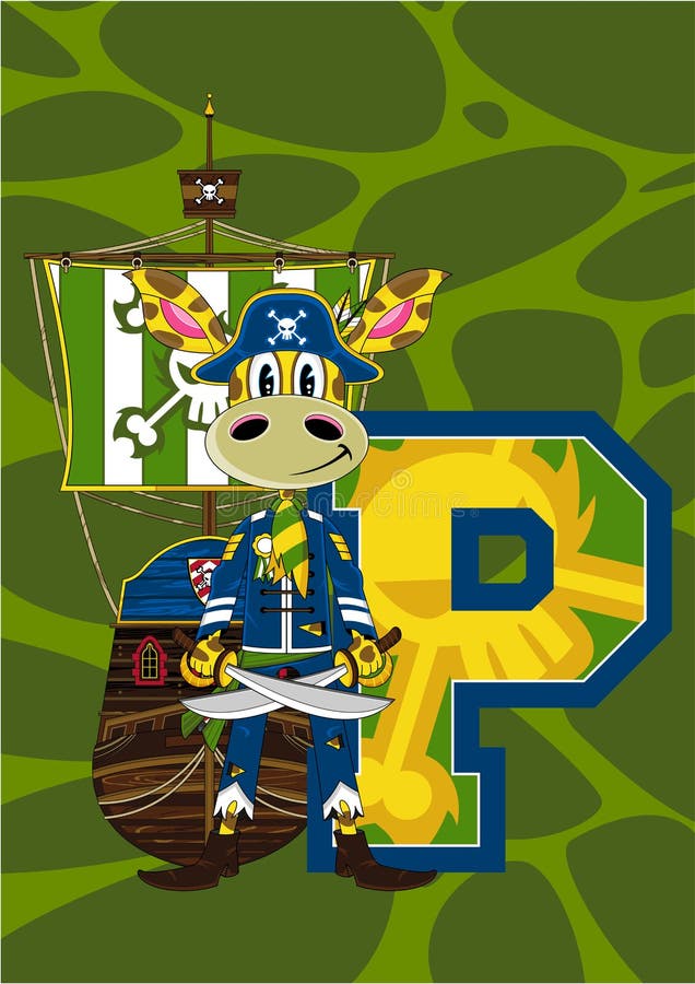 Pirate Giraffe Stock Illustrations – 123 Pirate Giraffe Stock ...