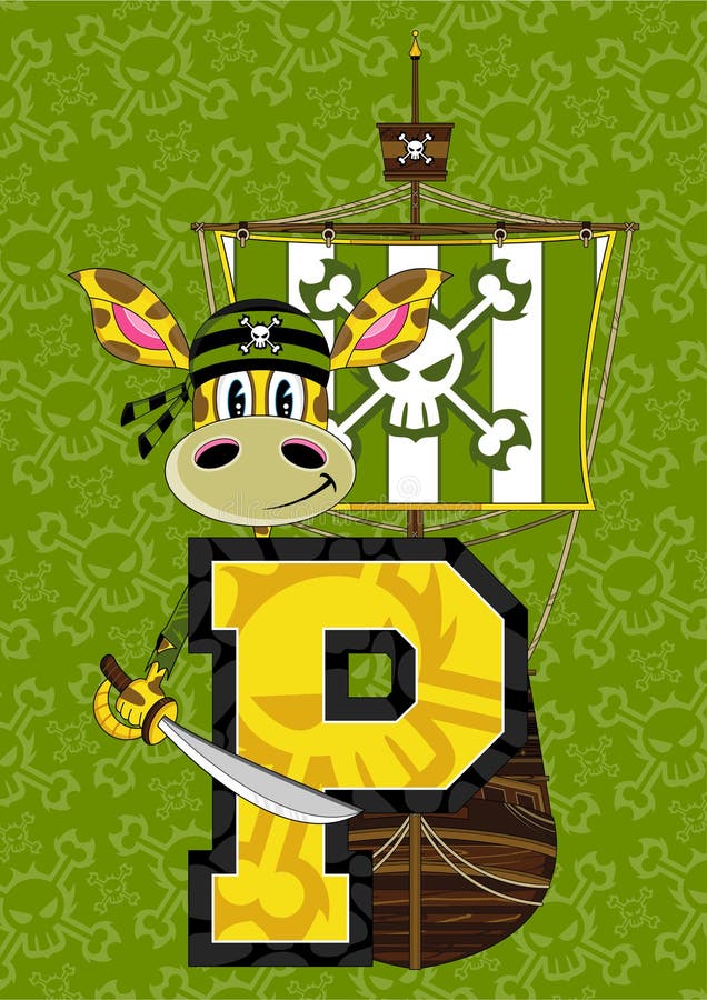 Pirate Giraffe Stock Illustrations – 123 Pirate Giraffe Stock ...