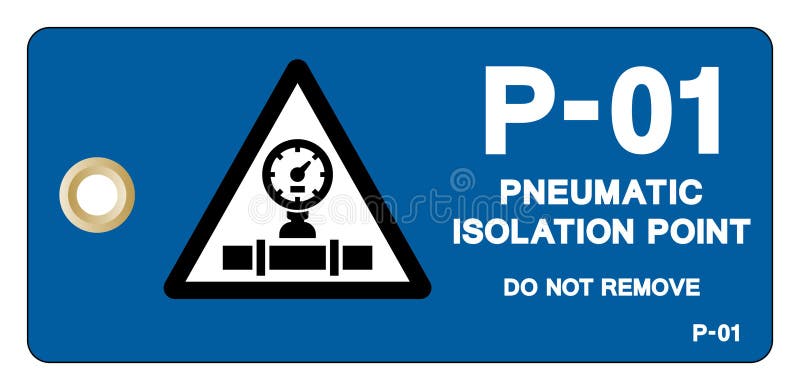 Pneumatic Tag Label Symbol Sign, Vector Illustration, Isolate on White ...