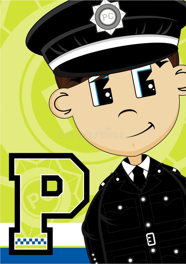 Policeman Alphabet Stock Illustrations – 180 Policeman Alphabet Stock ...