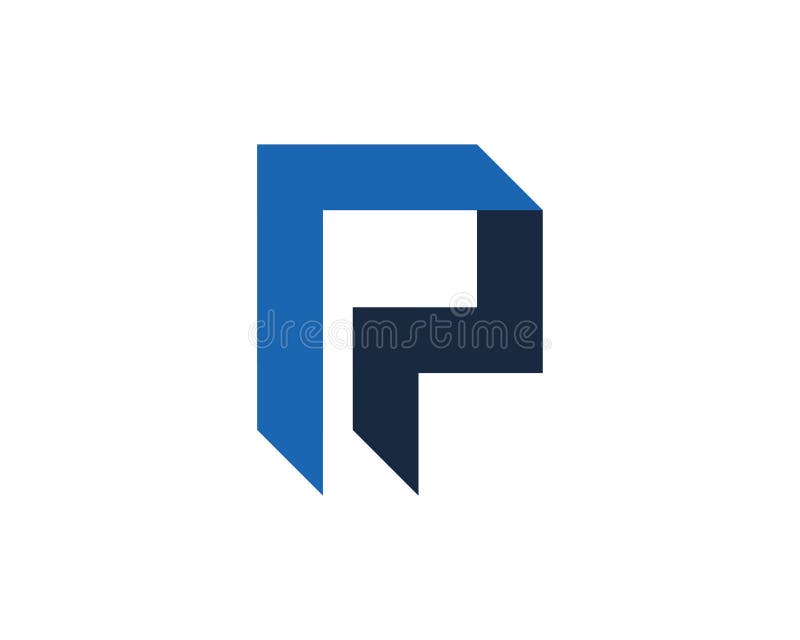 P pp logo icon template 3 stock vector. Illustration of presentation ...