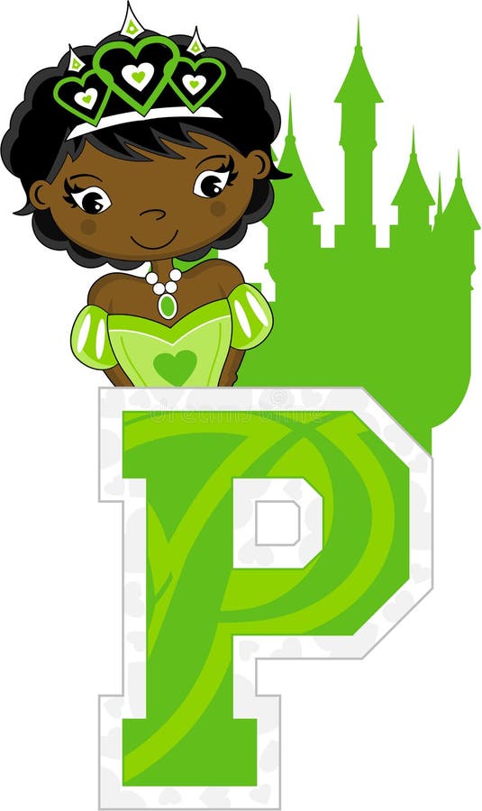 P is for Princess stock vector. Illustration of educational - 94571380