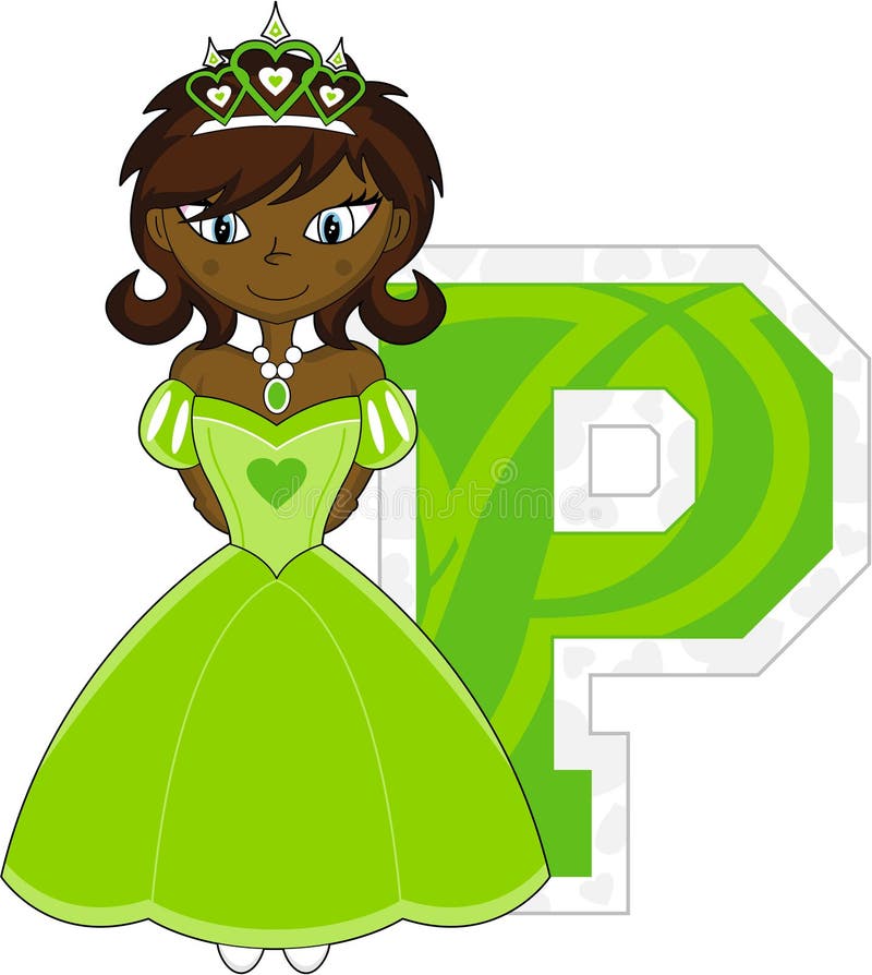P is for Princess stock vector. Illustration of monarchy - 85684766
